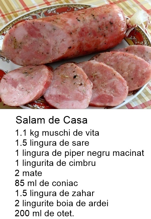 Toți românii iubesc Salamul de Casă – Eu îl pregătesc mereu așa, am ...
