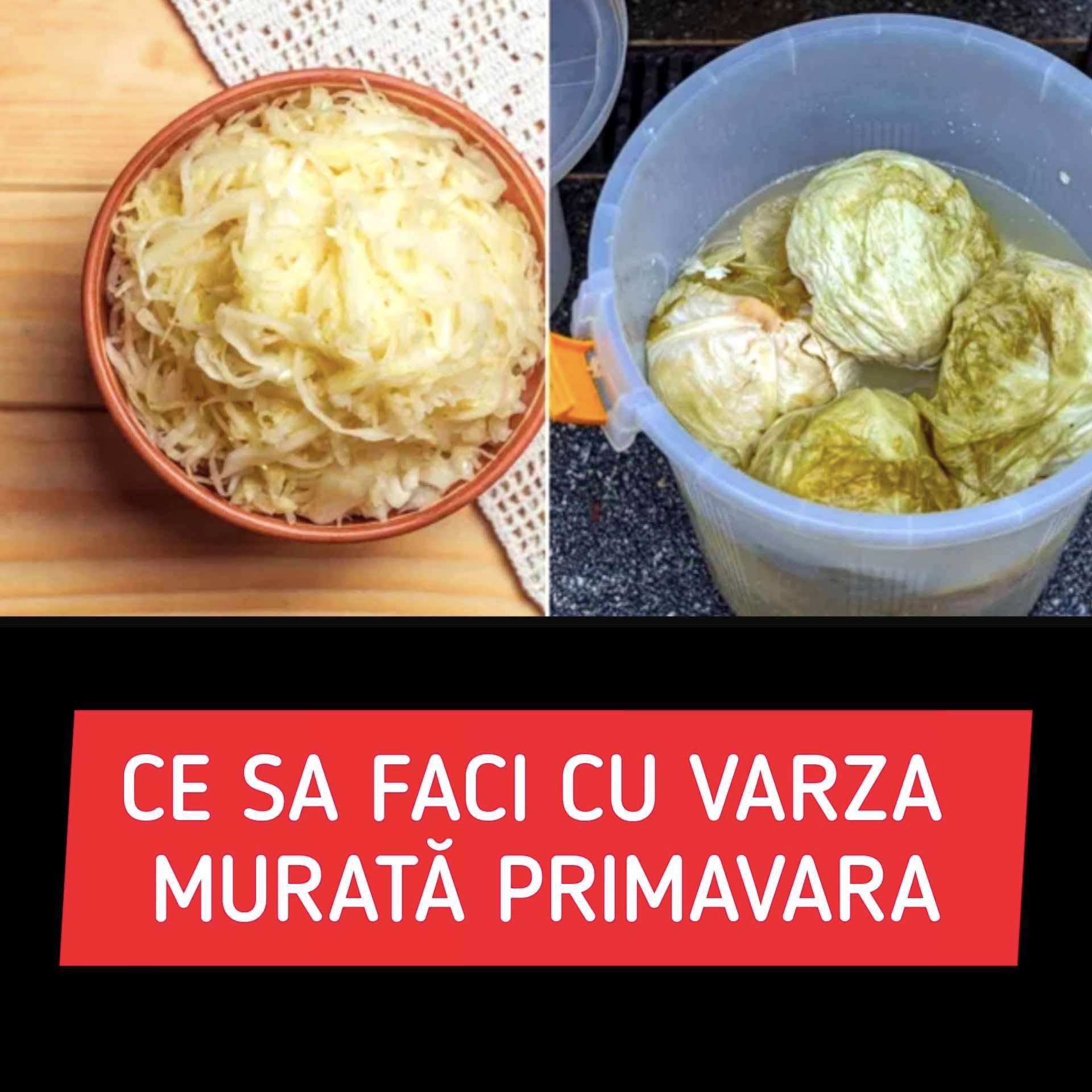 Ce trebuie să faci cu varza murată primăvara că să nu se strice și să ...