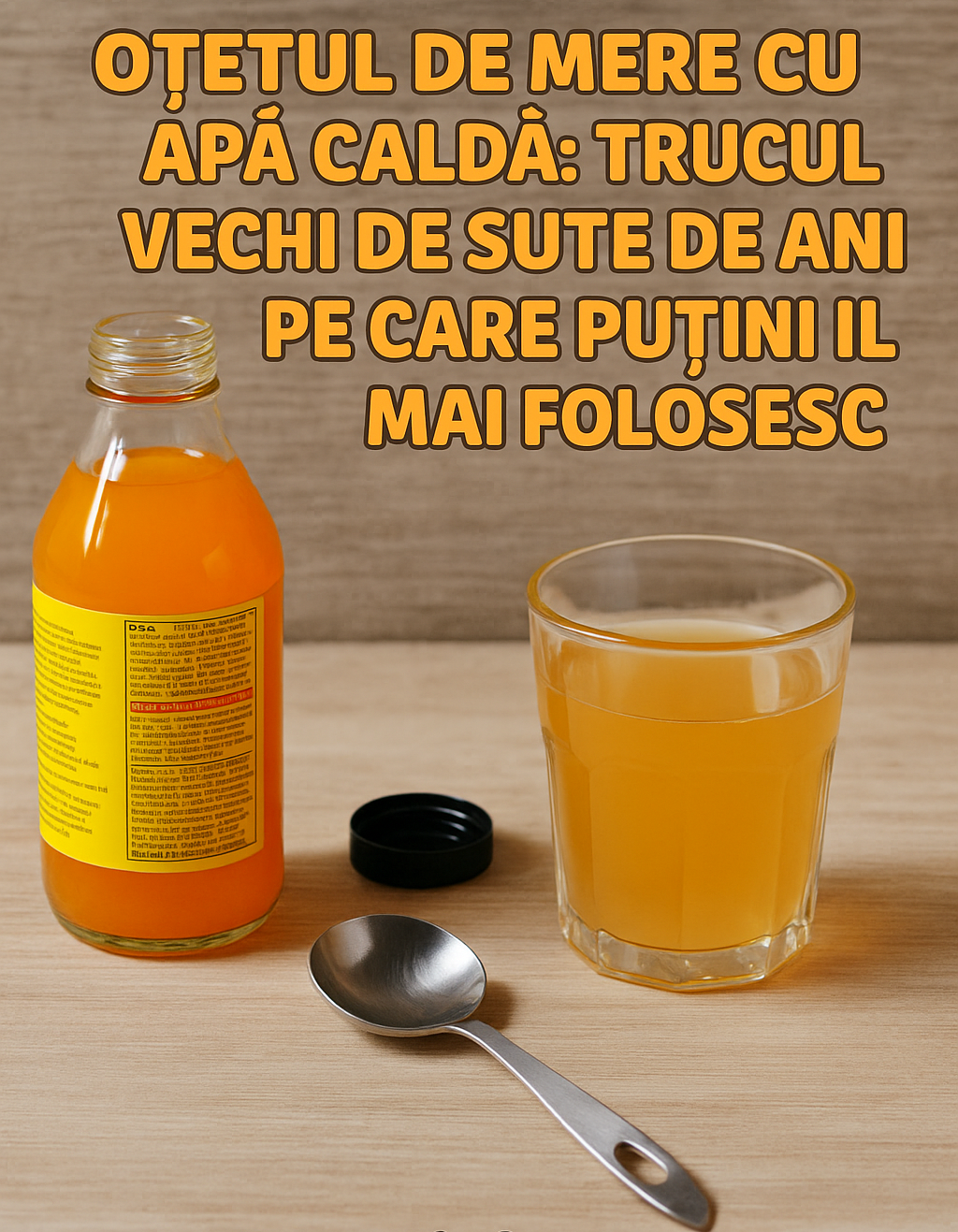 🍎♨️ Oțetul de mere cu apă caldă – truc vechi de sute de ani, dar încă ...