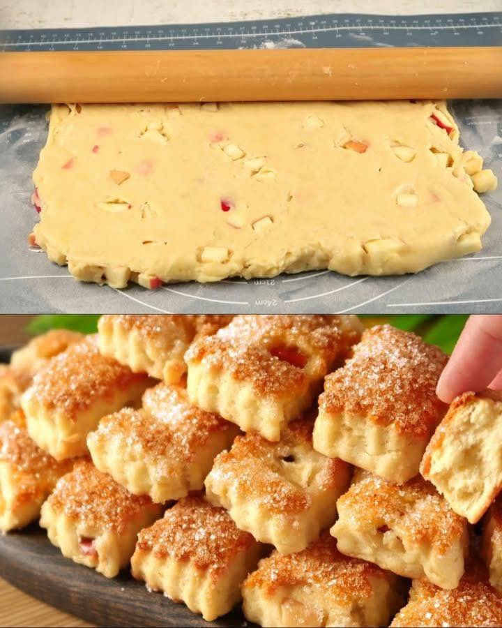 🍎 2 mere și 10 minute! Cei mai gustoși biscuiți — perfecți pentru ...